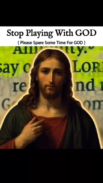 Stop Playing With GOD #jesus #god #bible #christian - YouTube