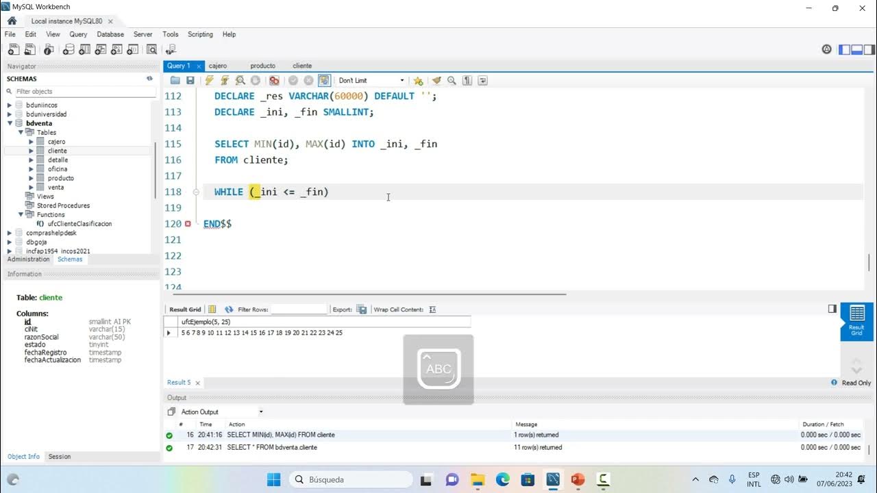 23 SQL Avanzado P7 - YouTube