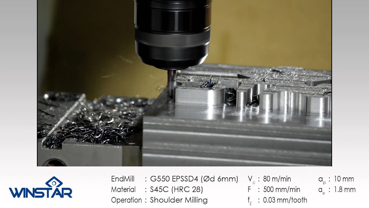 WINSTAR Solid Carbide Endmill - G550 EPSSD4 Anti-Vibration Cutting ...