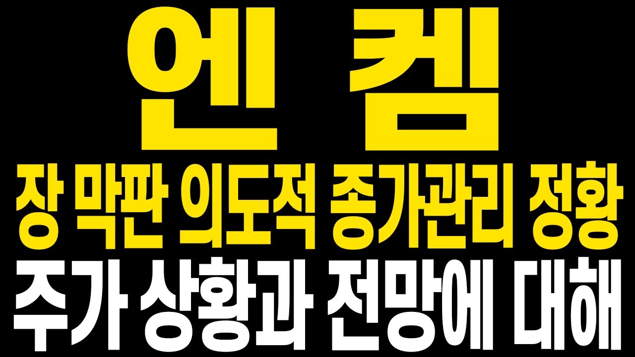 엔켐 주가전망 급락과 급반등이 이어지는 혼란스런 현 주가상황과 앞으로 전망에 대해 명확히 보시고 함께 남은 하반기 수익 더