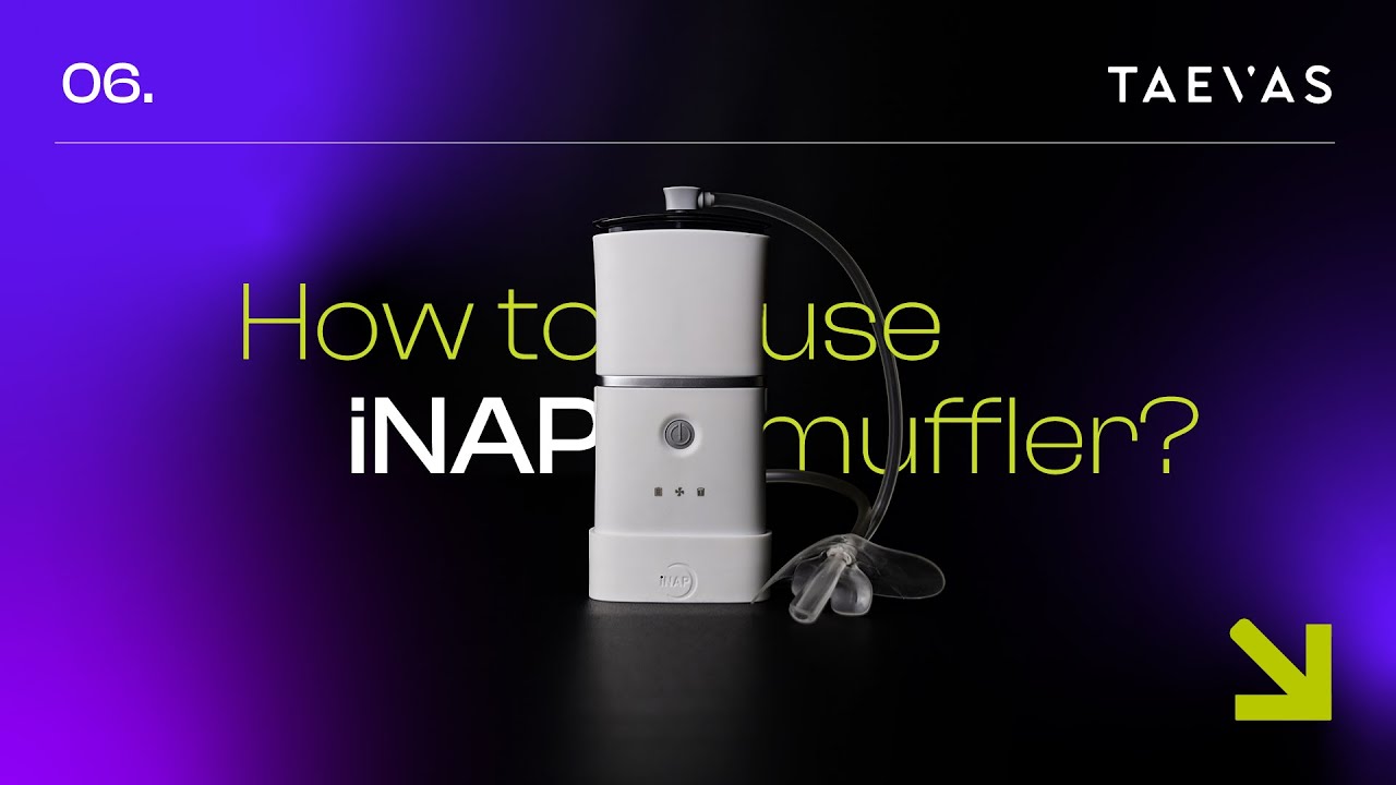 How to use iNAP Muffler - Sleep Apnea Therapy System - YouTube