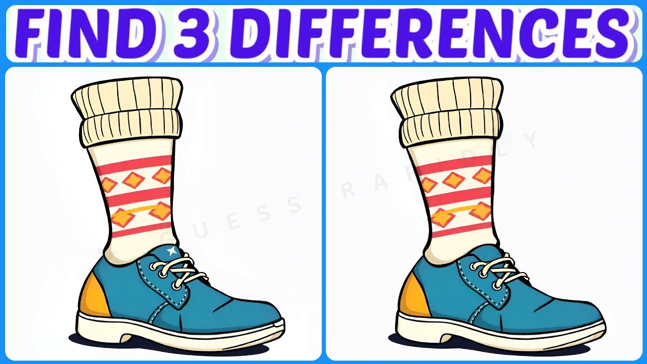 🧩Find the Difference Brain Game Challenge🖼️【Spot the 3 Differences #38 ...