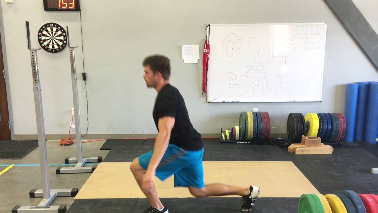 Alternating Split Squat Jumps - YouTube