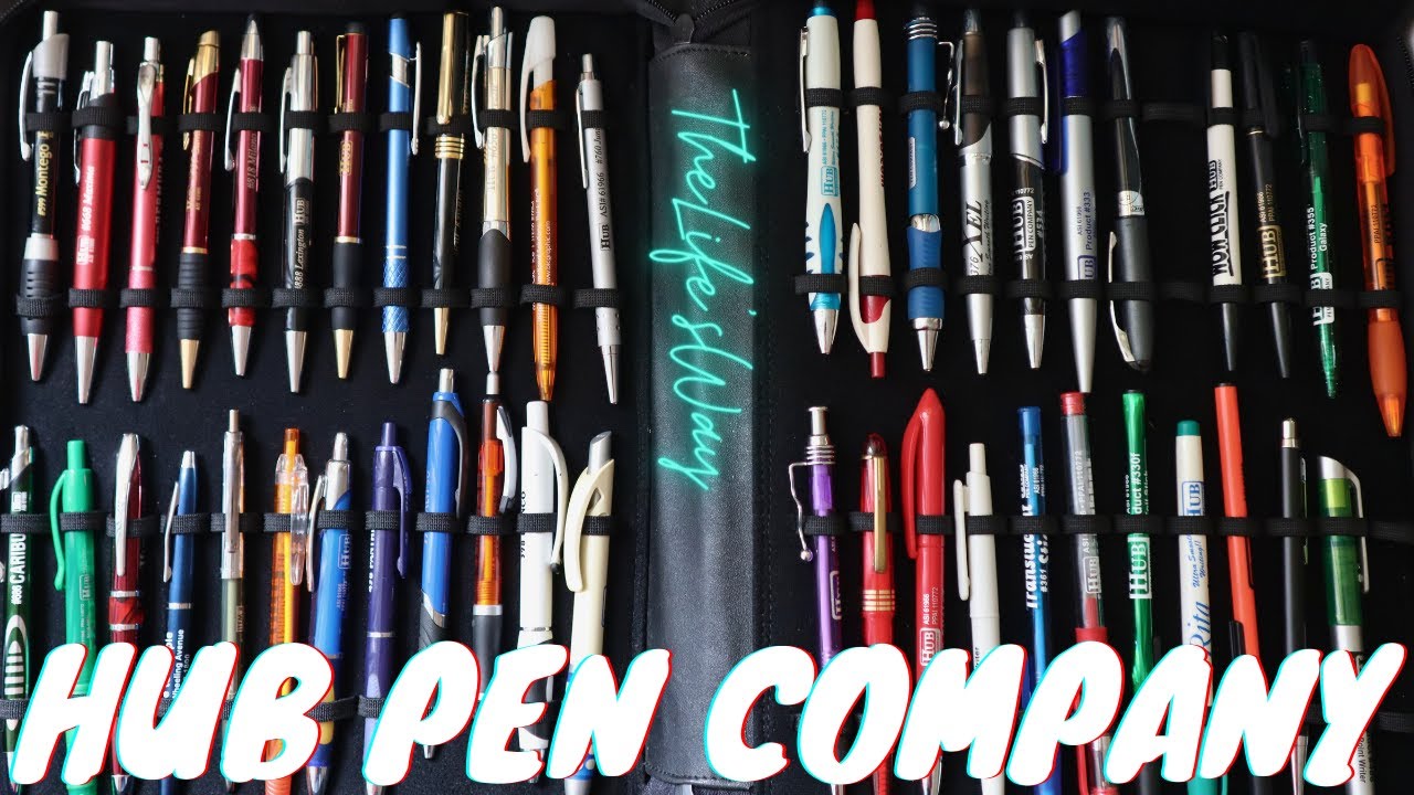 The Hub Pen Company - 96 Pen Case Folder - YouTube