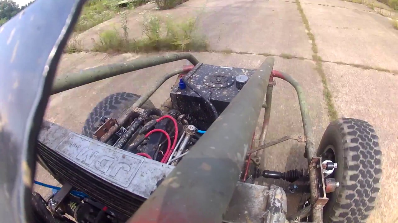 Testing launch control on 1.8T mid engine buggy - YouTube