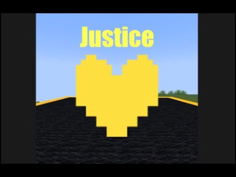 Undertale Justice Soul In Minecraft(Datapack) - YouTube
