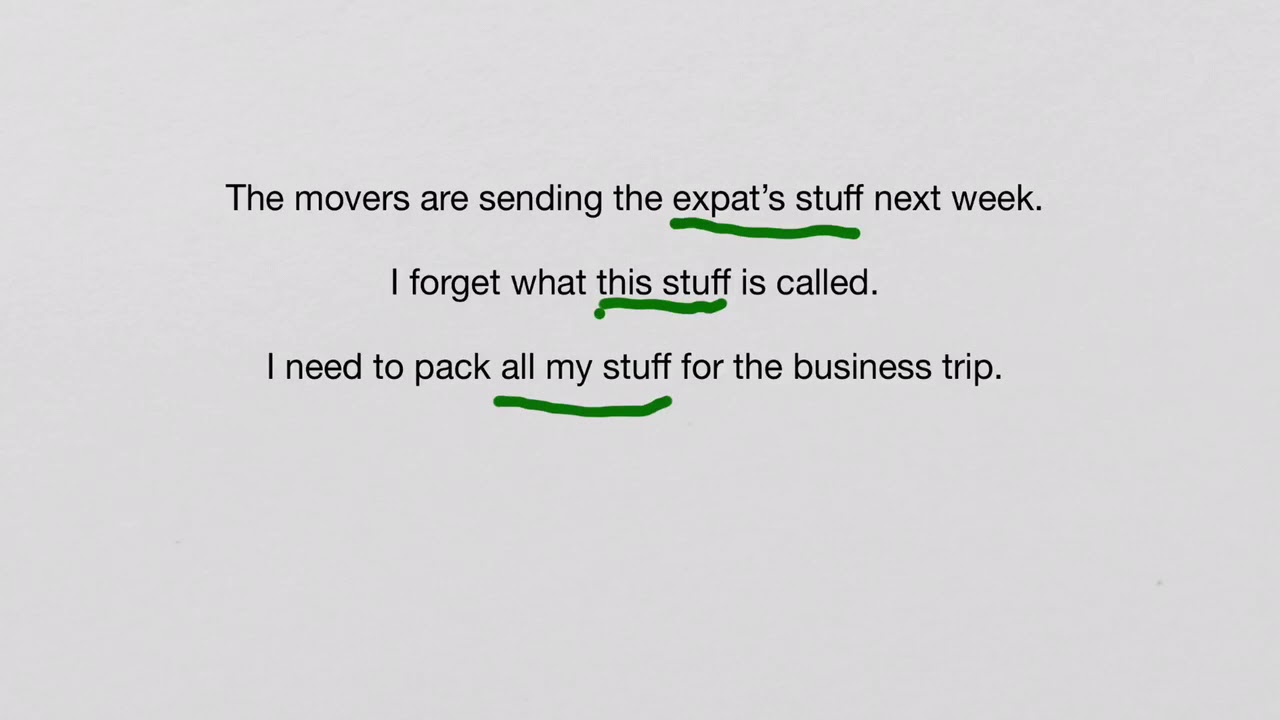 Staff vs Stuff | English Pills - YouTube