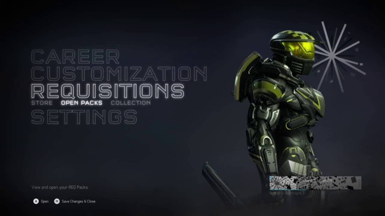 Halo 5 Warzone Firefight Pack Opening - YouTube