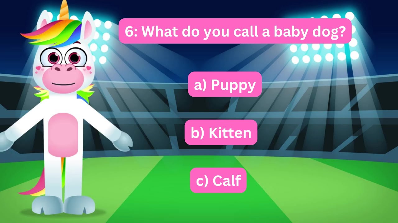 General Knowledge Quiz for Kindergarten Kids | Educational Video for ...