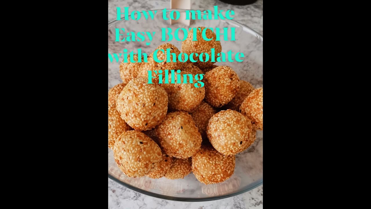 How to make Easy BOTCHI with Chocolate Filling Tagalog Version /Mariesa ...