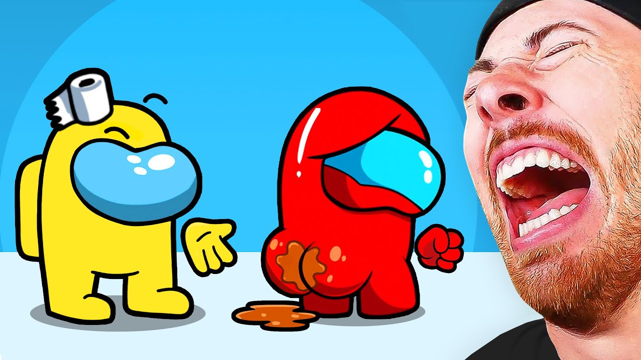 FUNNY ANIMATIONS That will Make you LAUGH (Among Us) - YouTube