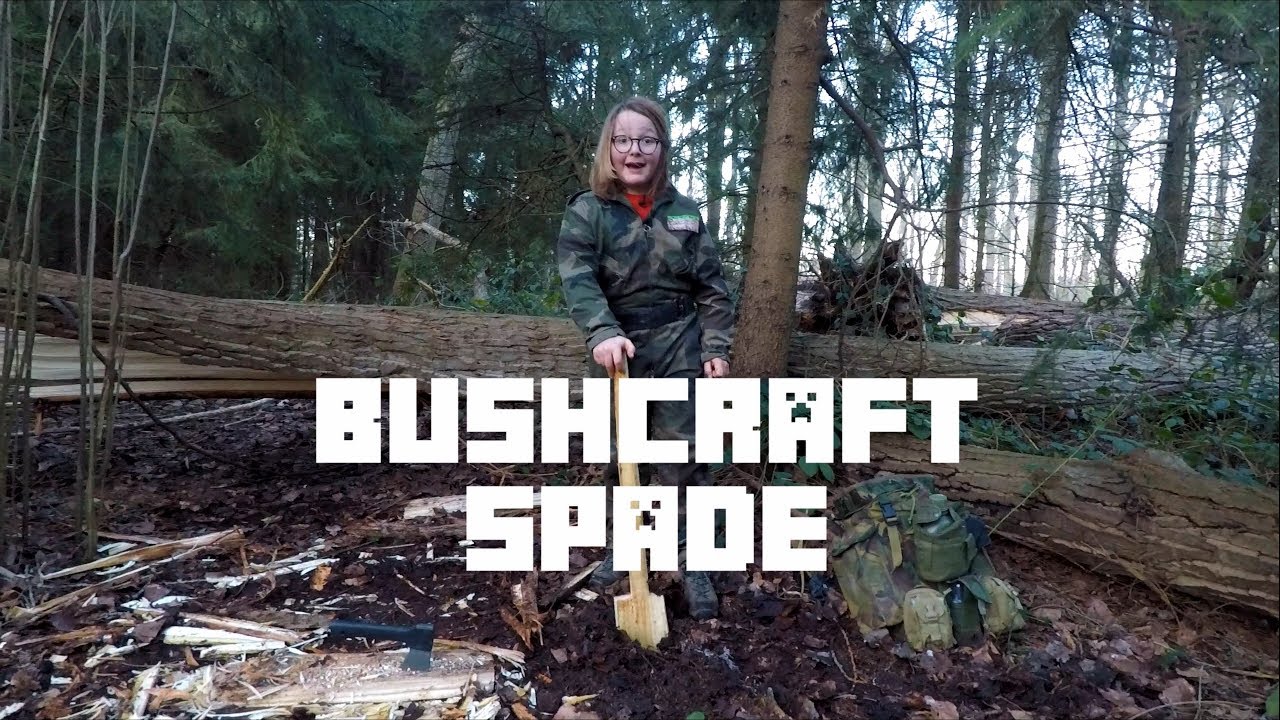 How To Make A Bushcraft Spade - YouTube
