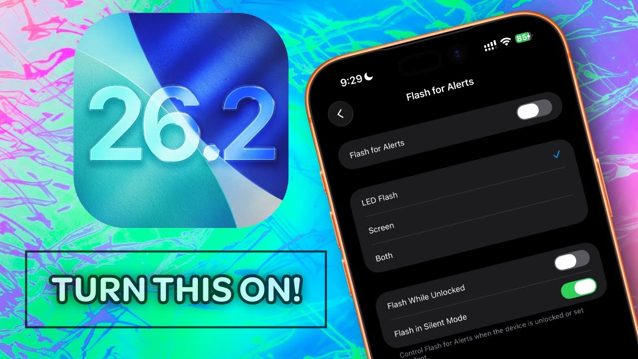 iOS 26.2 Feature Spotlight- Make Your Notifications POP! - YouTube