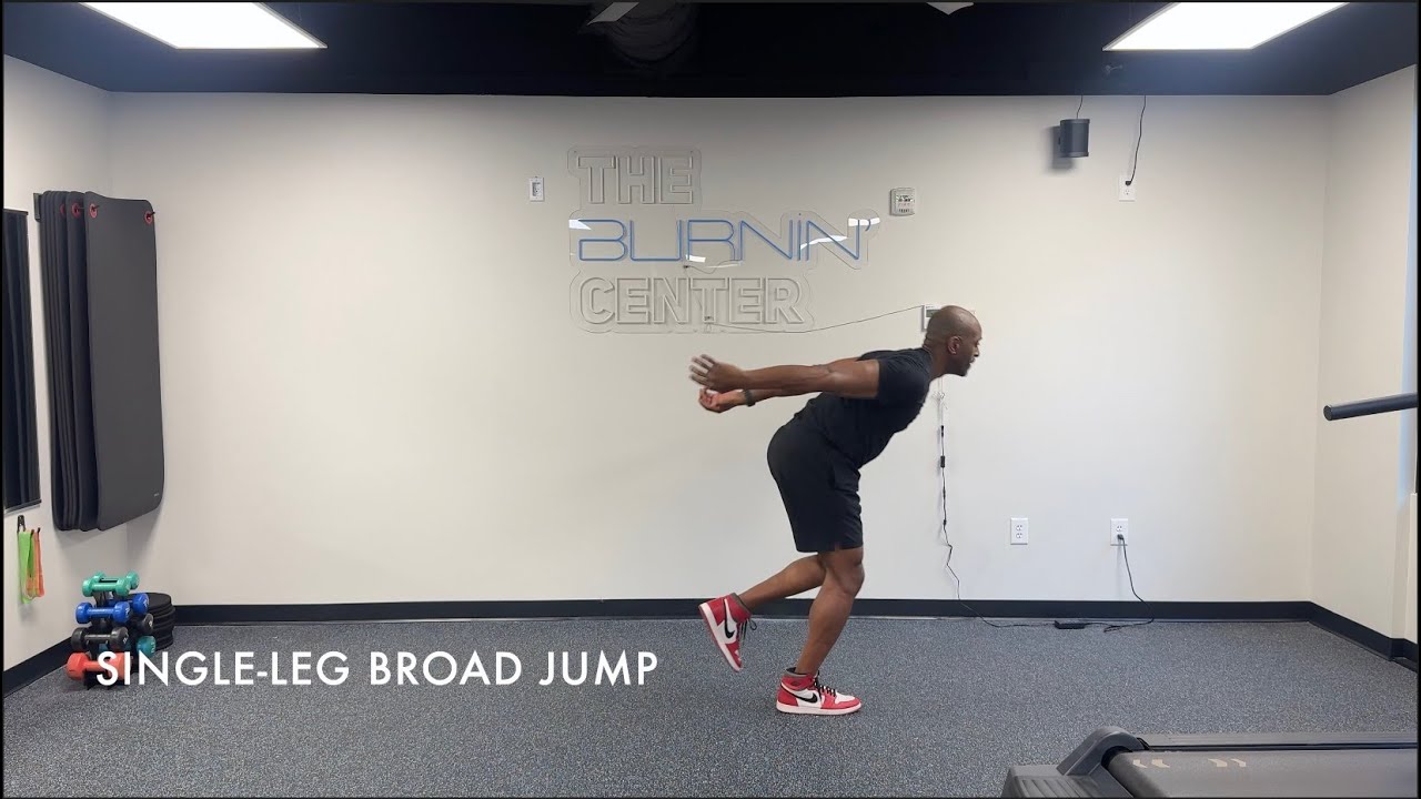 Single-Leg Broad Jump - YouTube