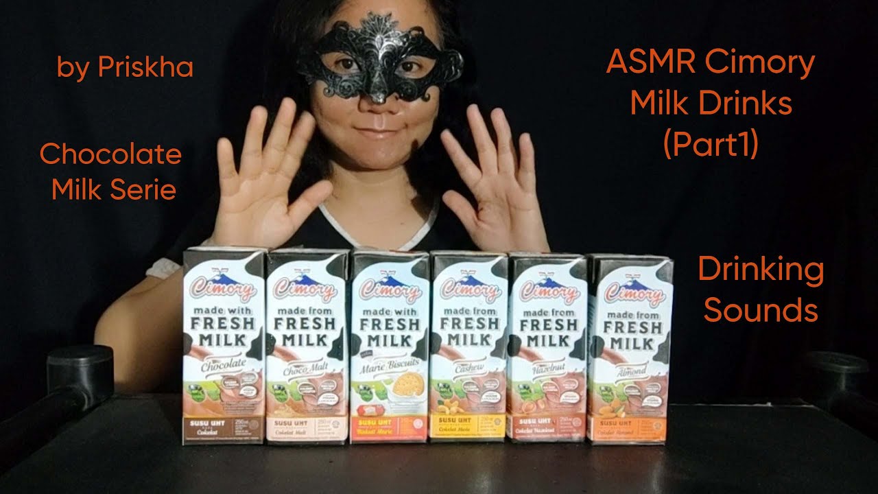 ASMR Cimory Chocolate Milk Drinks. Drinking Sounds. Part 1. - YouTube