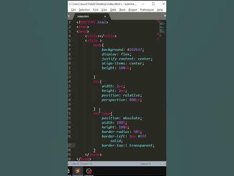 Orbits | HTML CSS - YouTube