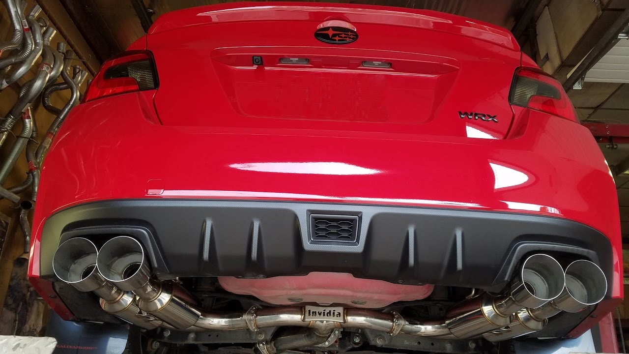 2017 Subaru WRX Invidia R400 Gemini Catback - YouTube