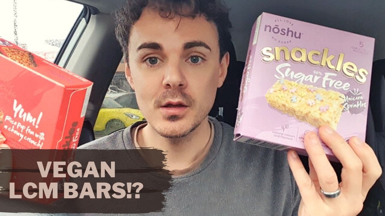 VEGAN LCMs!? NOSHU SUGAR FREE SNACKLES TASTE TEST REVIEW - YouTube
