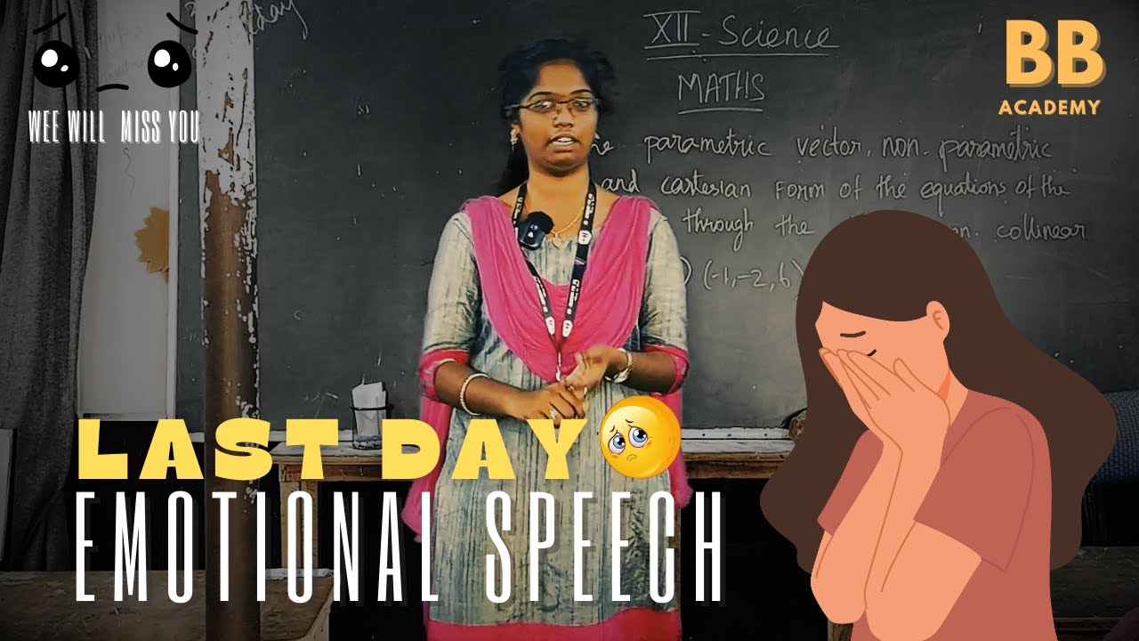 Last Day😢 | Emotional Speech😭 | All The Best For Your Future 🎇🎆| BB ...