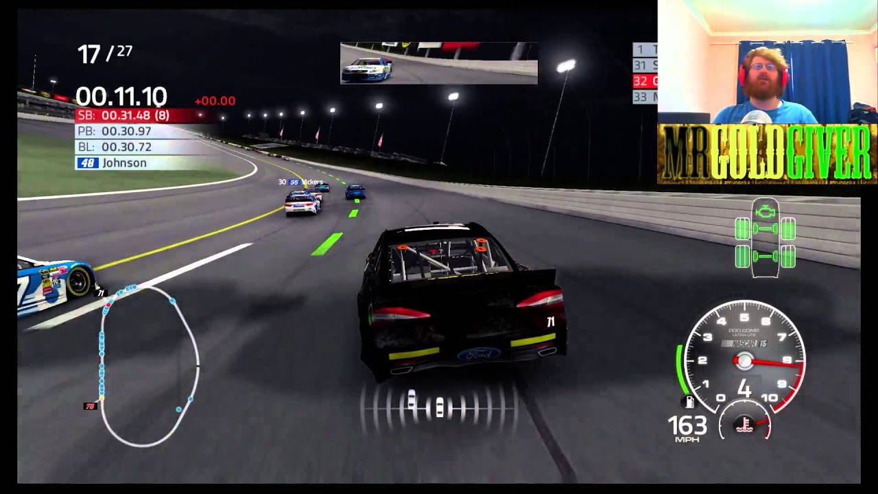 (PC) NASCAR '15 Race 11\36 SpongeBob SquarePants 400 in 1080p - YouTube