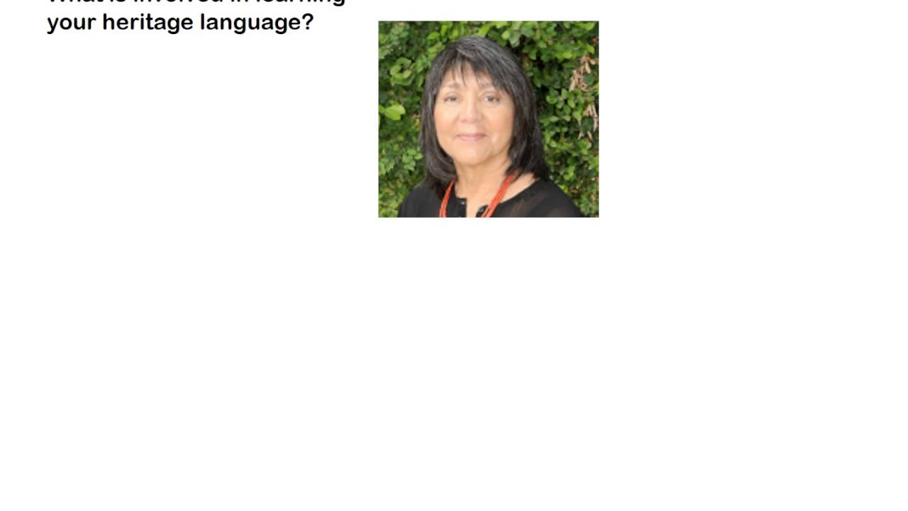 Sheilah Nicholas: What is involved in learning your heritage language ...