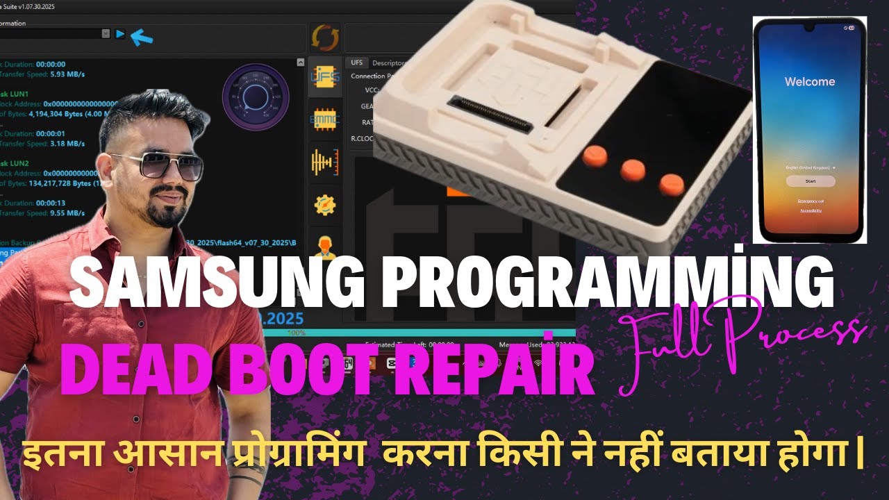 F64 Box Programming | Samsung Mobile Dead Boot Repair | Samsung A05 ...