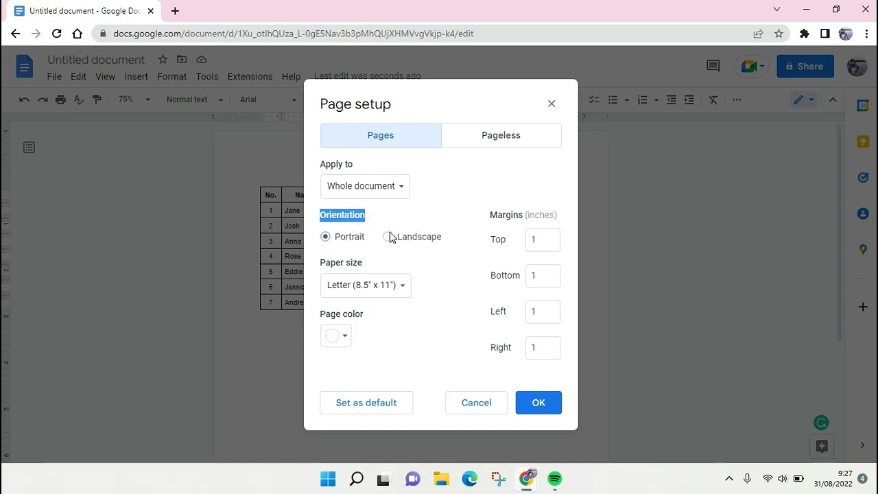 How To Make Google Doc Horizontal YouTube How To Make Google Doc Horizontal YouTube
