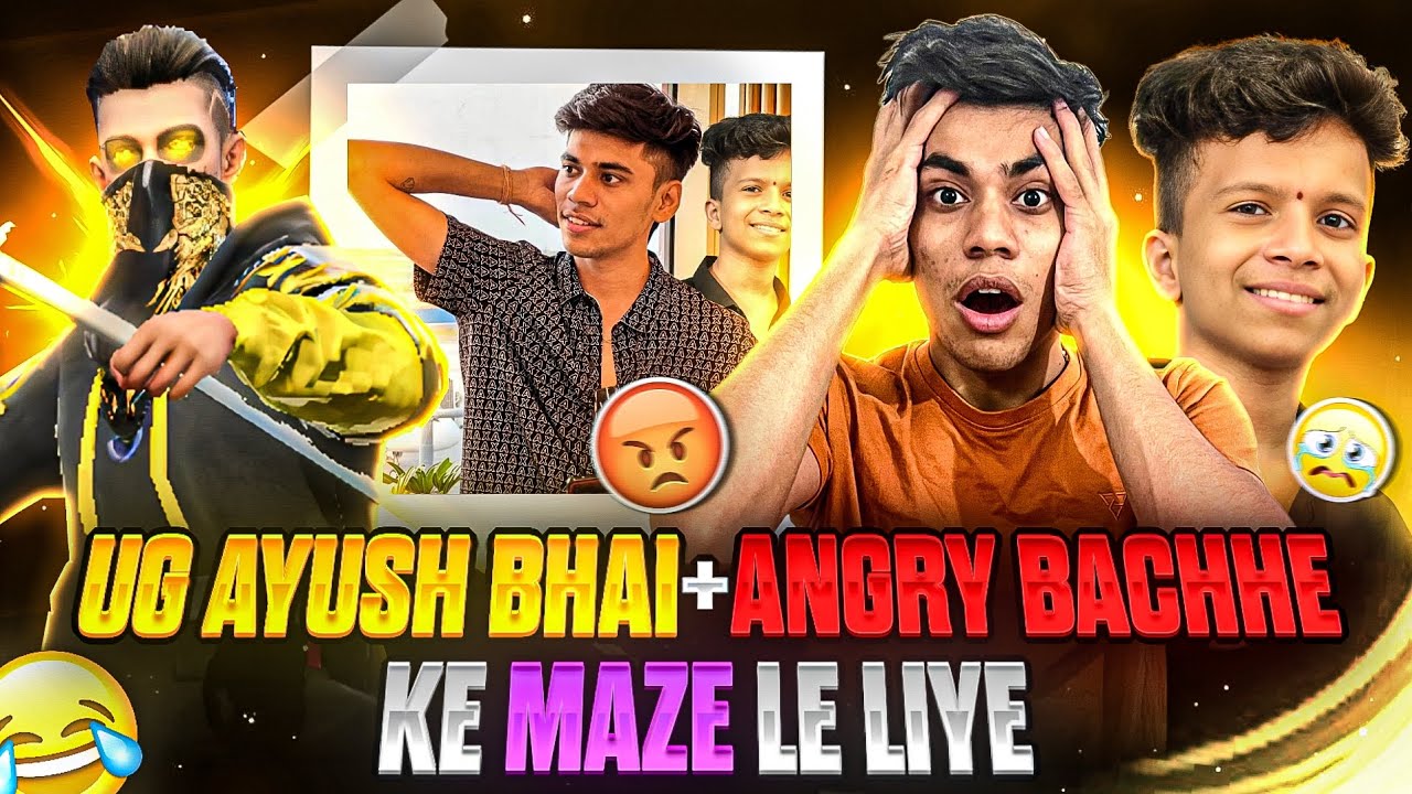 UG Ayush भाई ke sath, Angry बच्चे😂 ke maze le लिए😁🤩 - SATVIK - YouTube