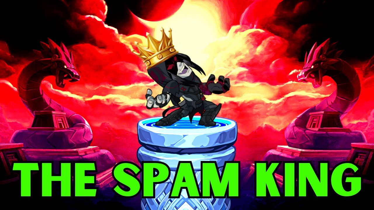 BECOMING LOKI THE SPAM KING IN BRAWLHALLA 🤓 REACTIONS LATER - YouTube