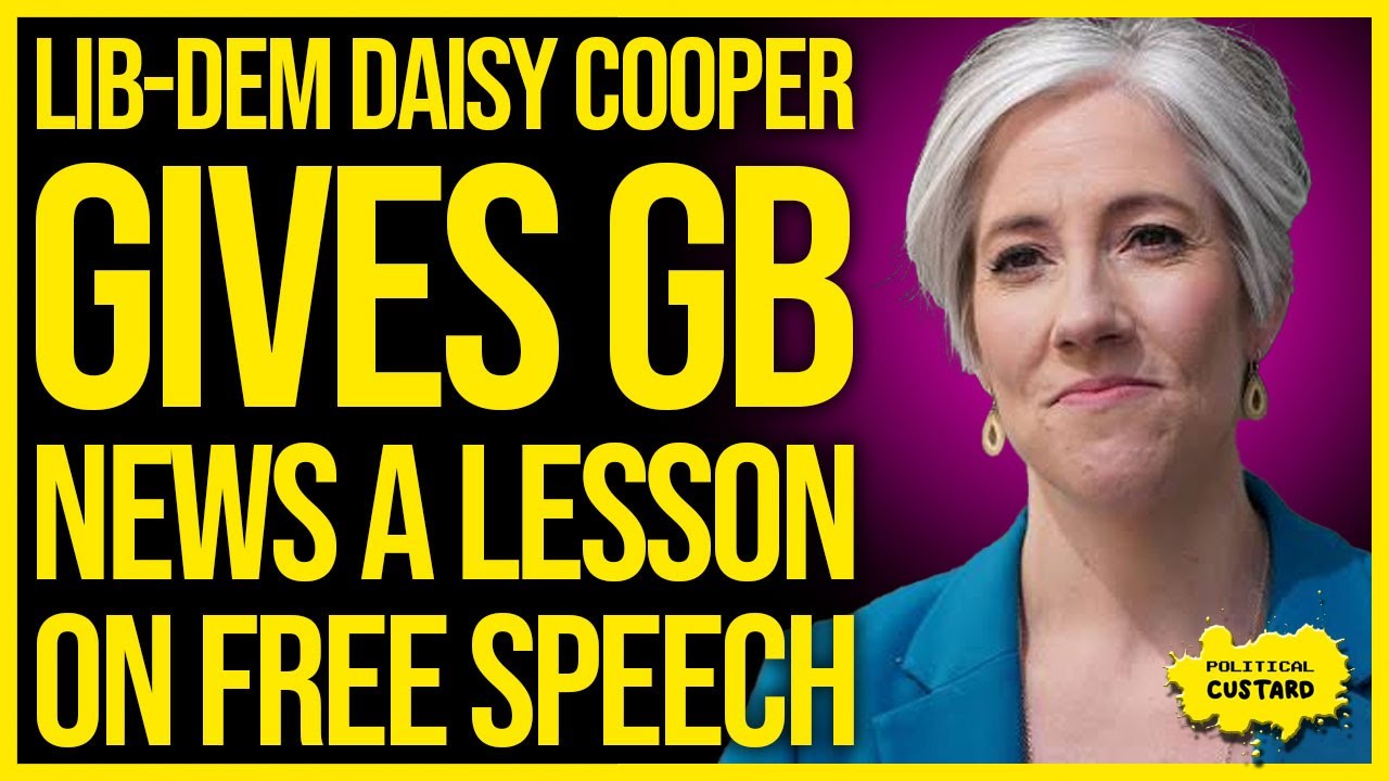GB NEWS Gets A Lesson On What Free Speech Is From Lib-Dem Daisy Cooper ...