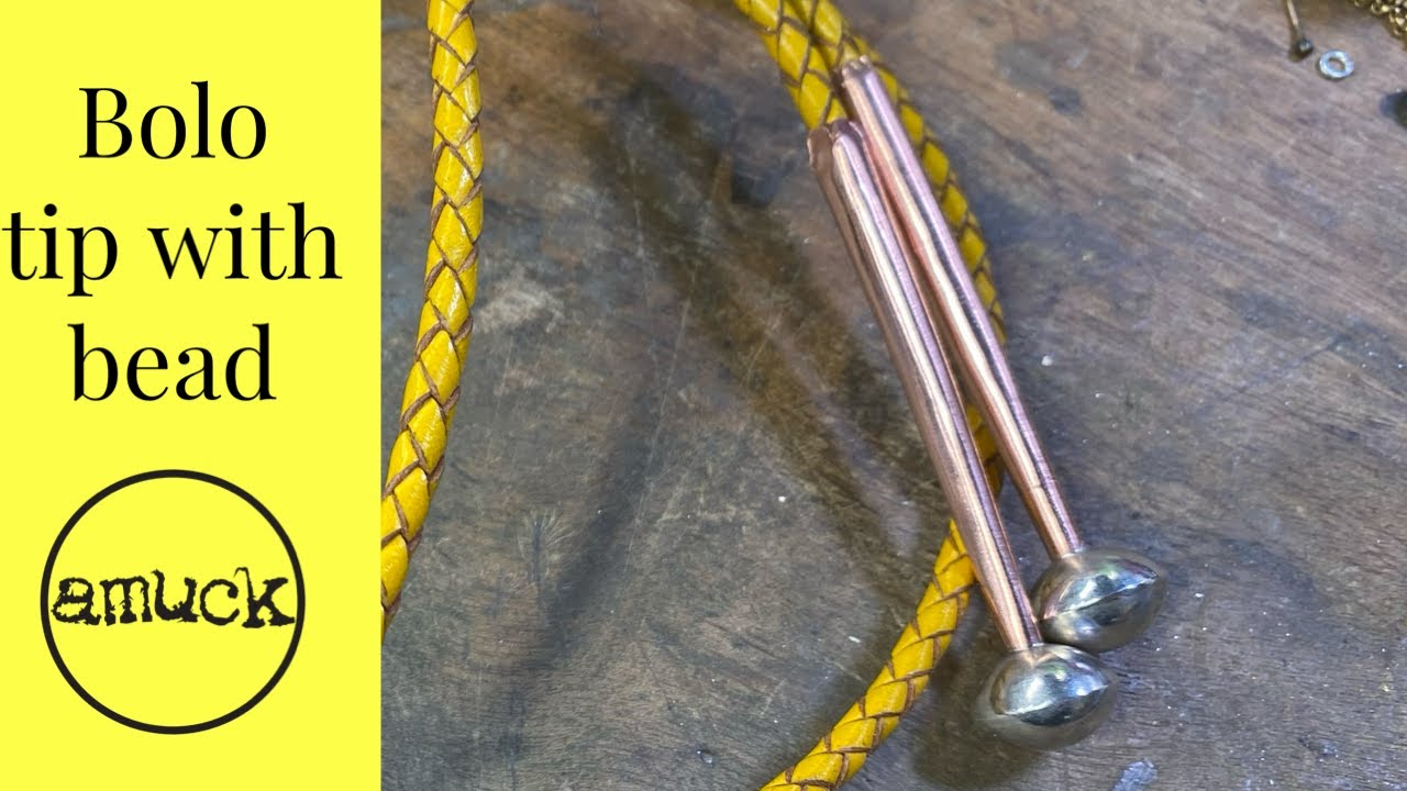 Making a conical shaped bolo tip - YouTube