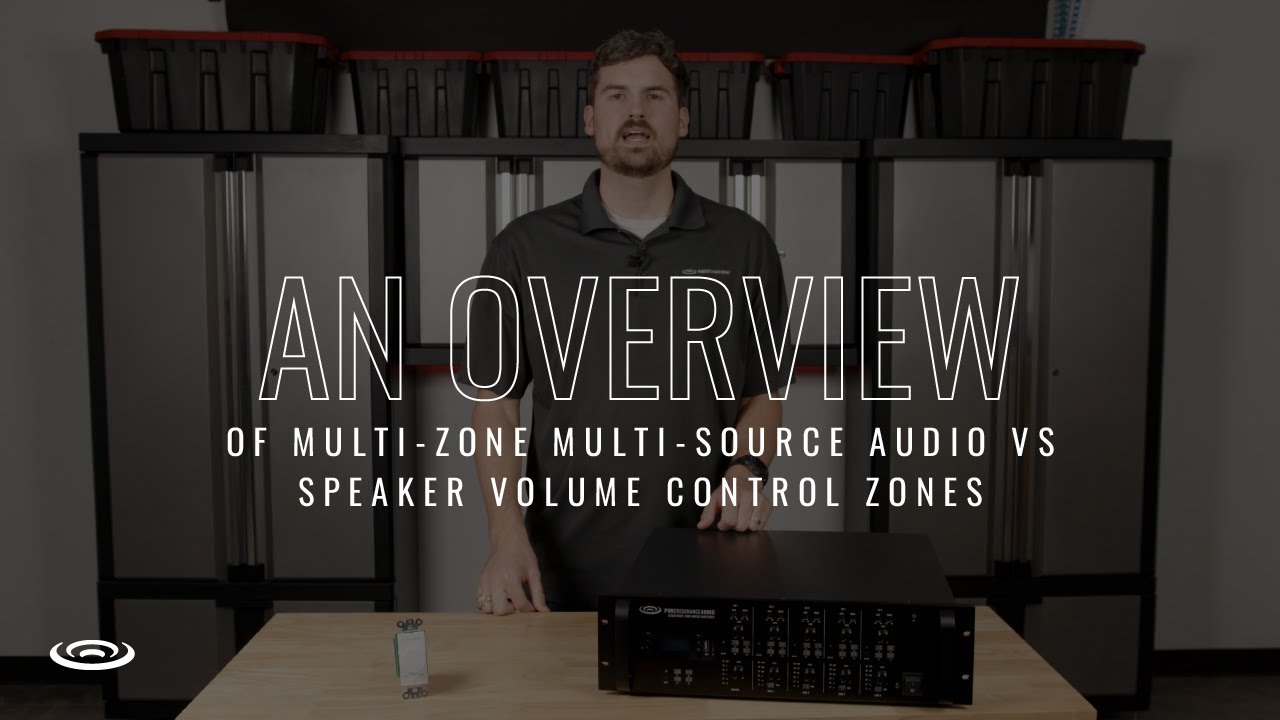 Multi-Zone Multi-Source Audio vs Speaker Volume Control Zones - YouTube