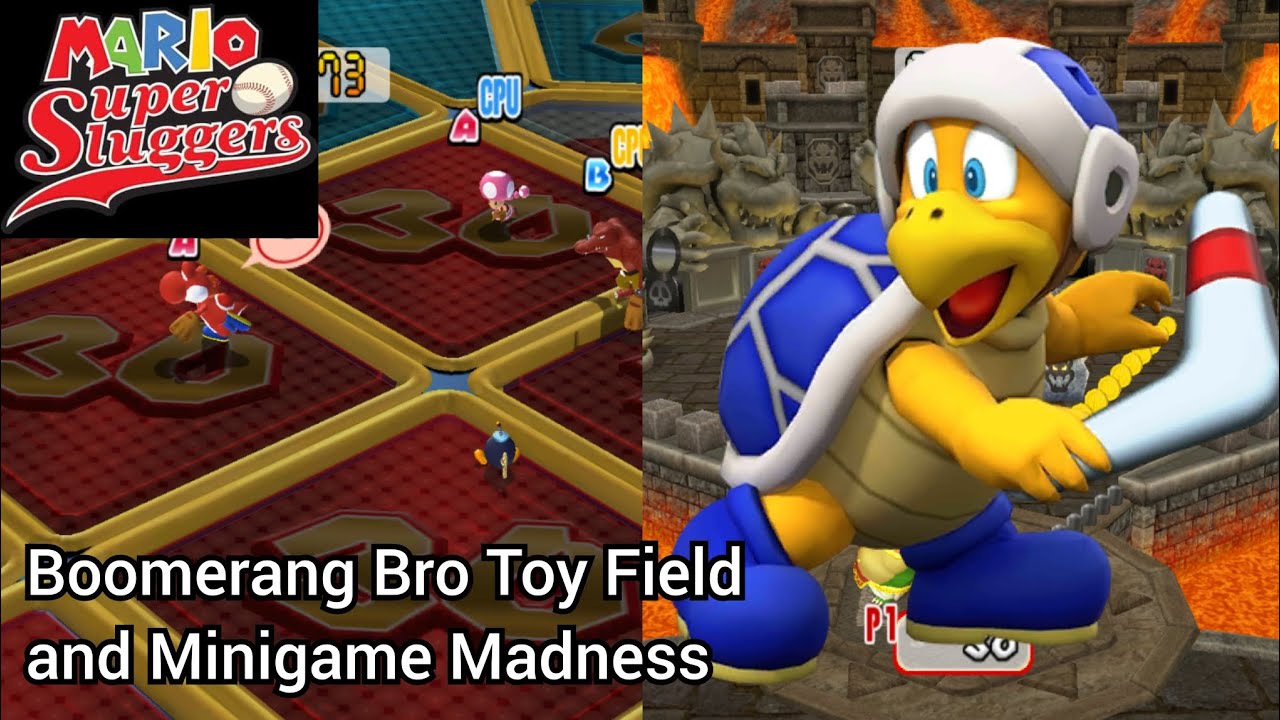 Boomerang Bro in Toy Field and Minigame Madness | Mario Super Sluggers ...