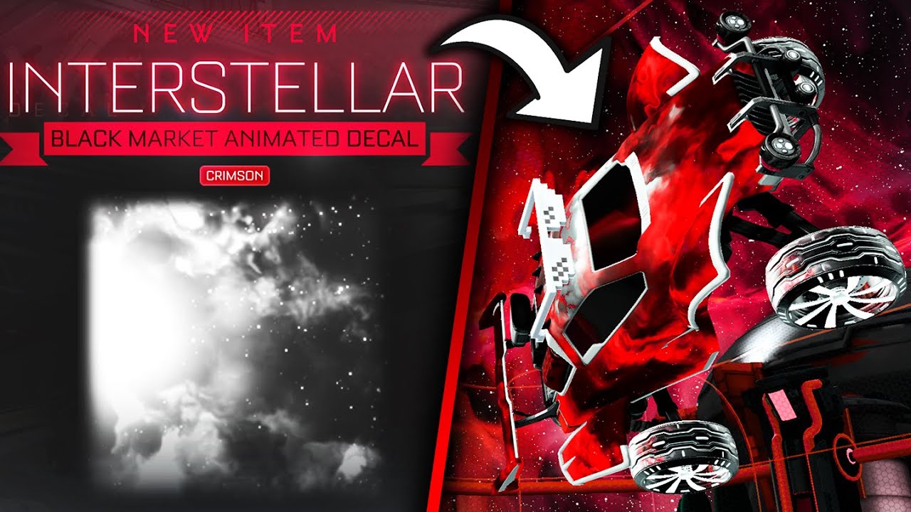 CRIMSON INTERSTELLAR IN THE ROCKET LEAGUE ITEM SHOP! - YouTube