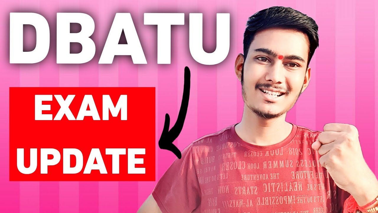 🚨 DBATU MOST IMPORTANT UPDATE BEFORE EXAM - YouTube