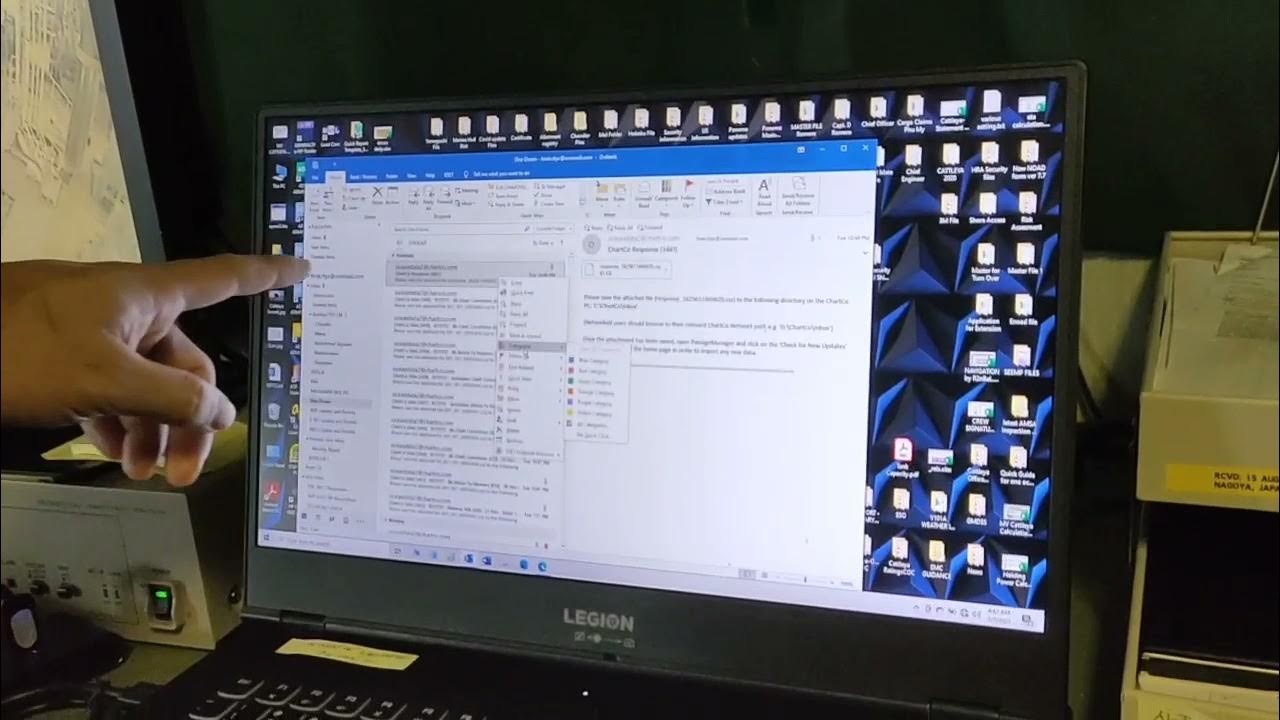 how to update chartco or one ocean via email - YouTube