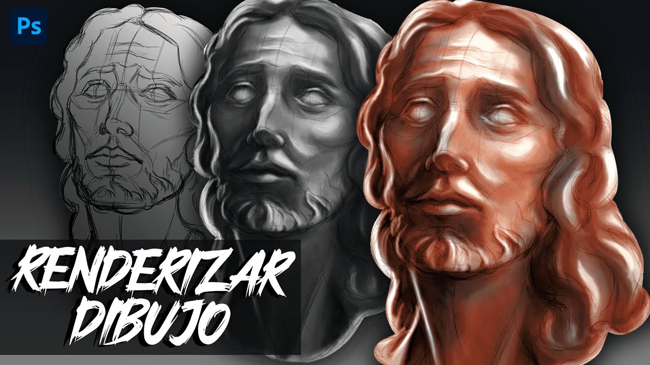 APRENDE A CREAR VOLUMEN DIBUJO DIGITAL | PROCESO EN PHOTOSHOP - YouTube