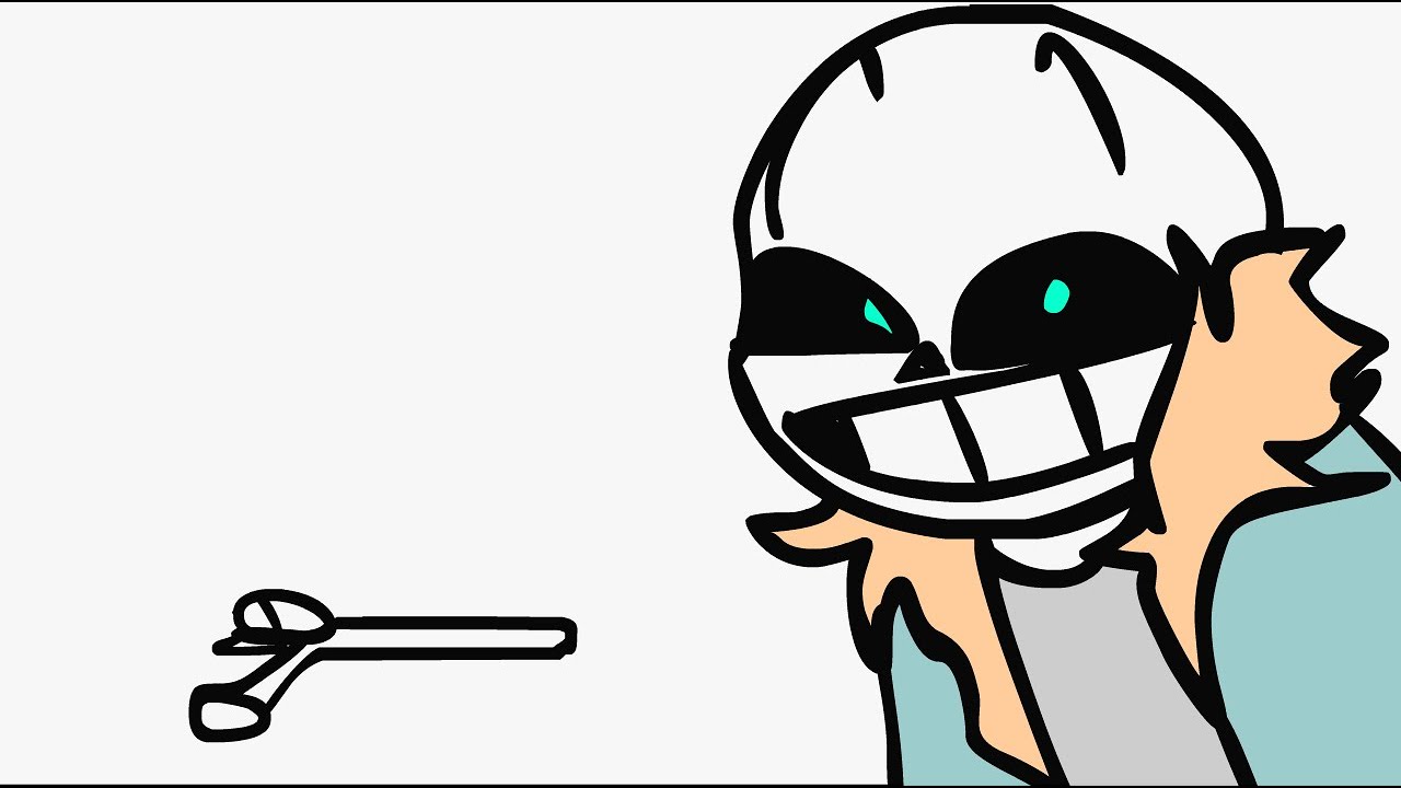 what does the skeleton say to the genderless child-UNDERTALE - YouTube