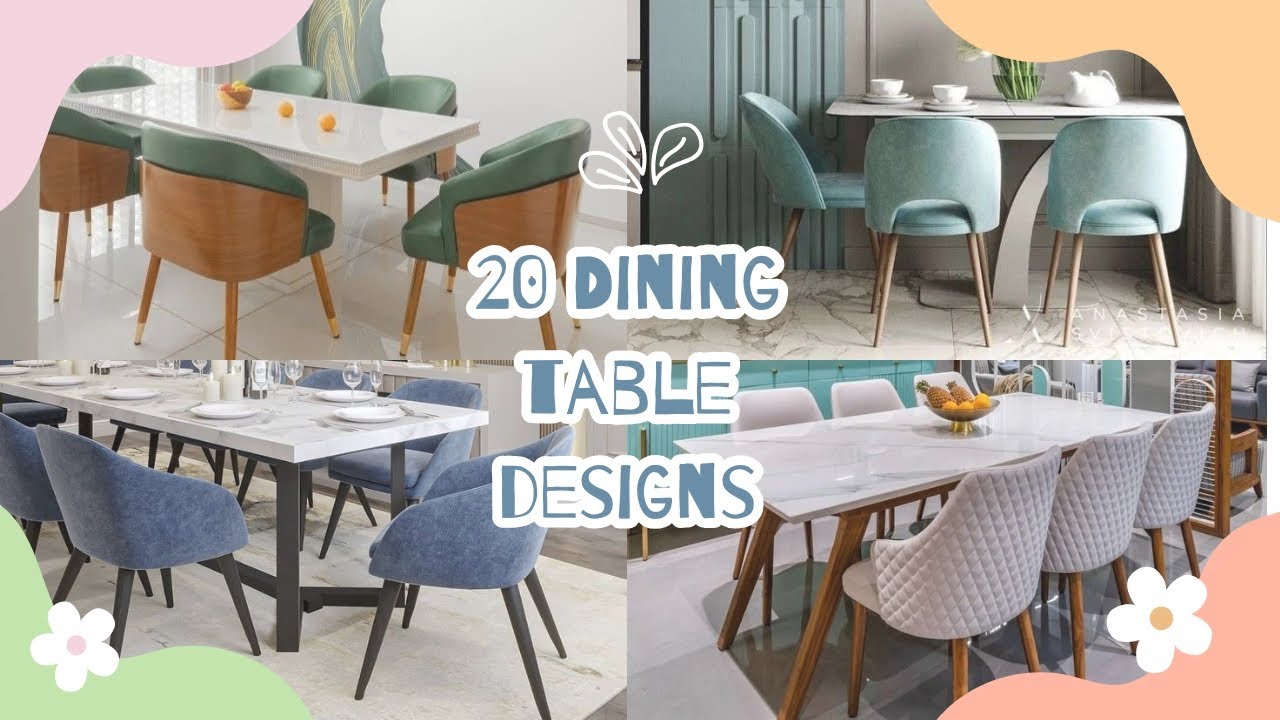 Top 20 Dining table designs for your home|| Trending Dinning table ...