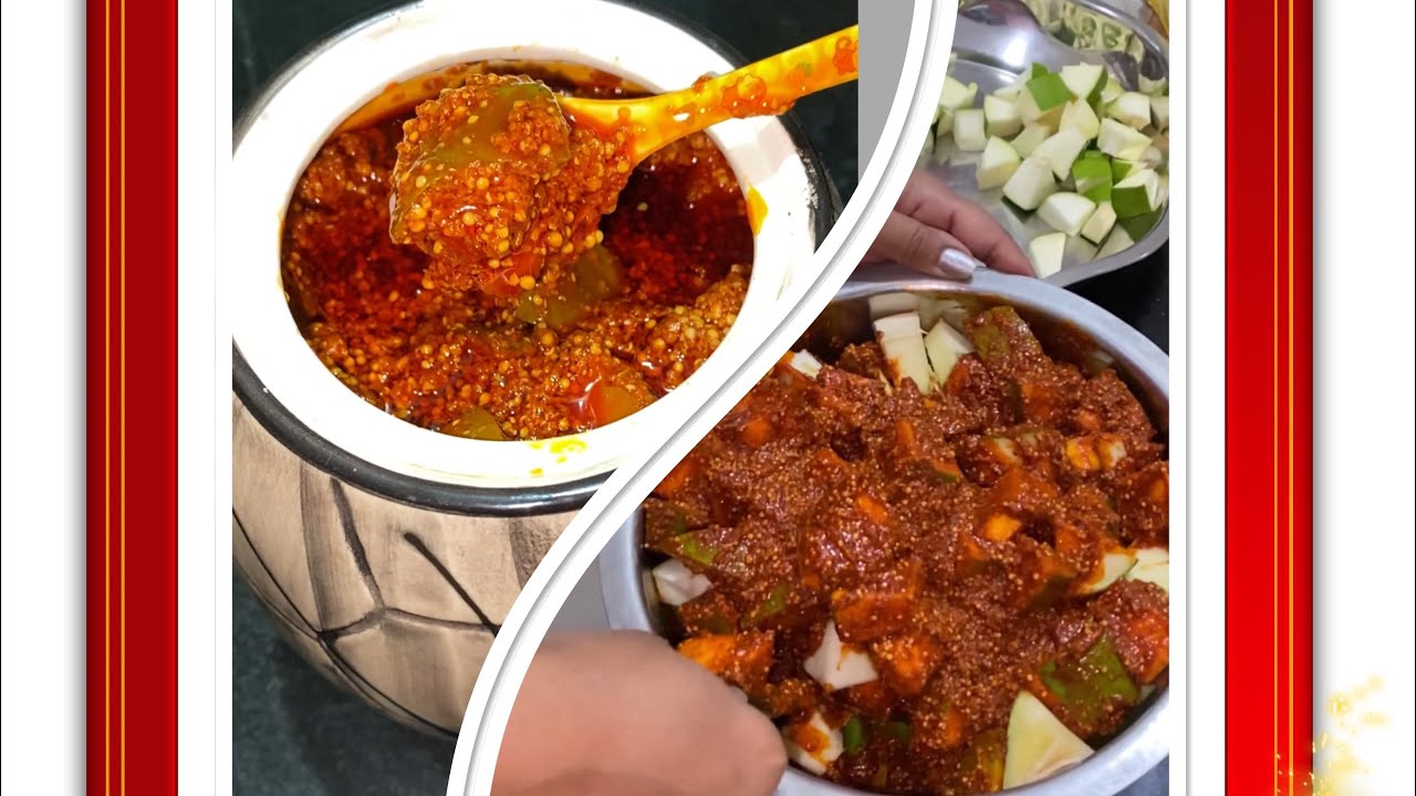 Andra style Avakai / Mango pickle / Mavinakai Uppinakai - YouTube