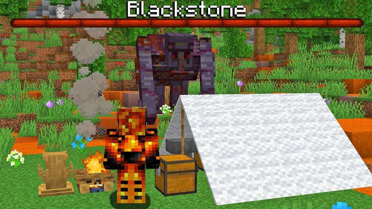 Vi Kæmper Mod BLACKSTONE BOSSEN I Minecraft! - YouTube