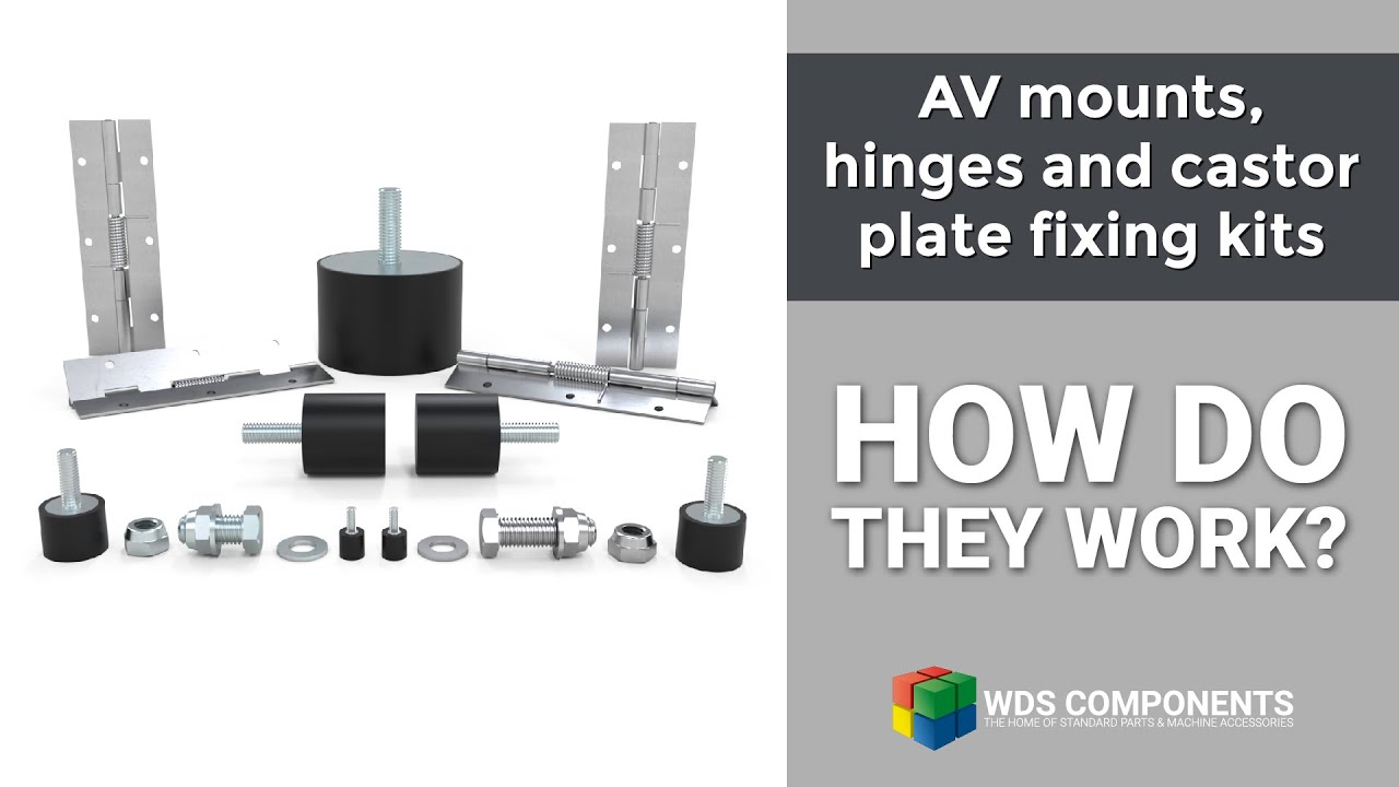 AV Mounts, Spring Hinges and Castor Plate Fixing Kits - How do they ...