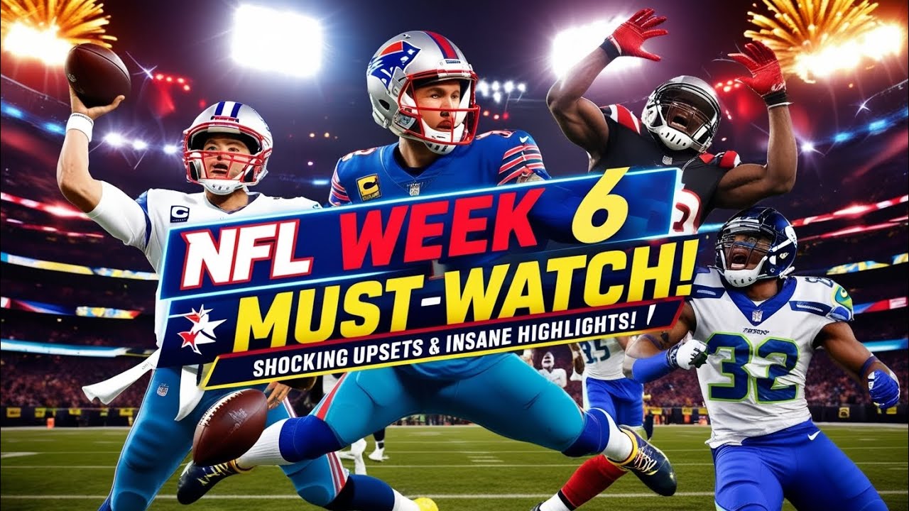 🔥 NFL Week 6: INSANE Highlights, Record-Breaking Plays & Shocking ...