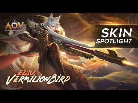 Elsu Vermilion Bird Skin Spotlight - Garena AOV (Arena of Valor) - YouTube