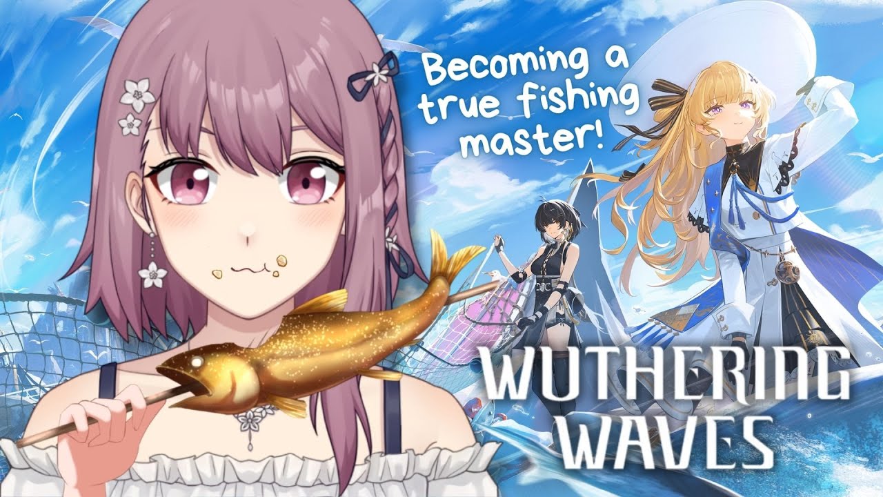 【Wuthering Waves】2.1 Fishing With Phoebe! Old Man and the Whale 🐋『鳴潮』釣り ...