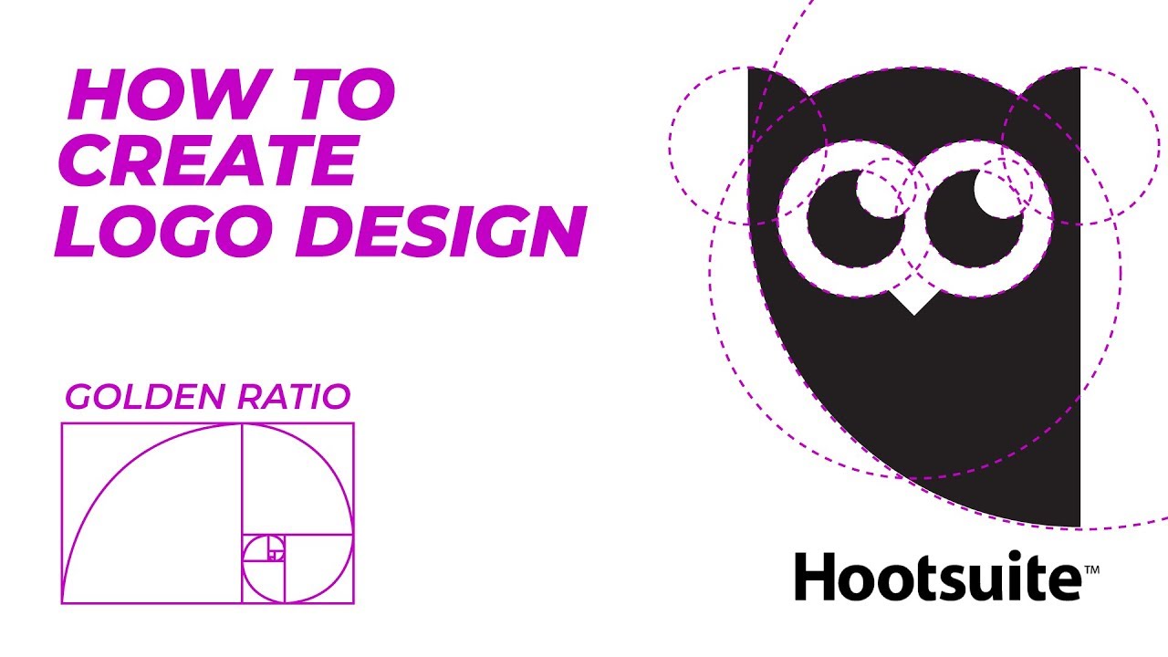 How to Create Hootsuite Logo Design with Golden Ratio #10 | Adobe ...