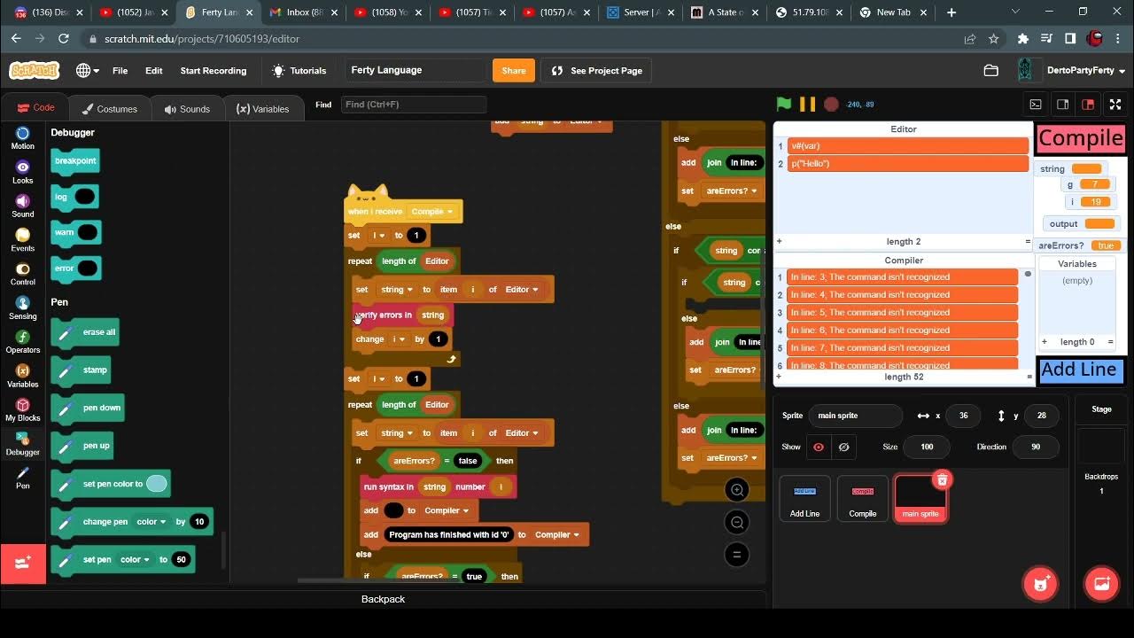 Scratch Making our own Programming Language | Part 3 - Variables Update ...