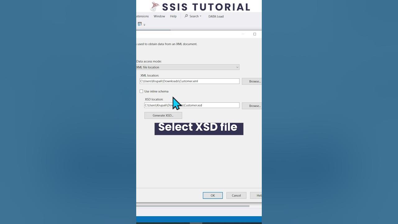 How to load XML Data in SQL Server using SSIS? - YouTube