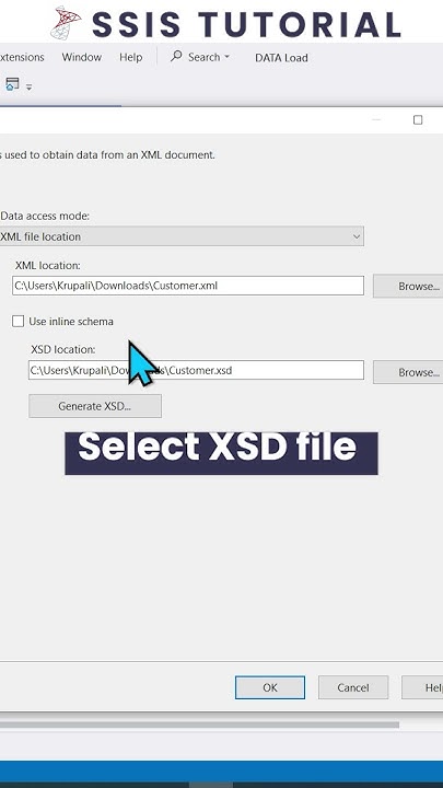How to load XML Data in SQL Server using SSIS? - YouTube