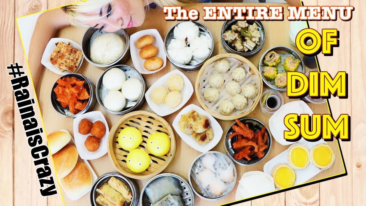 ENTIRE Menu of Dim Sum Co Eating Challenge | RainaisCrazy - YouTube